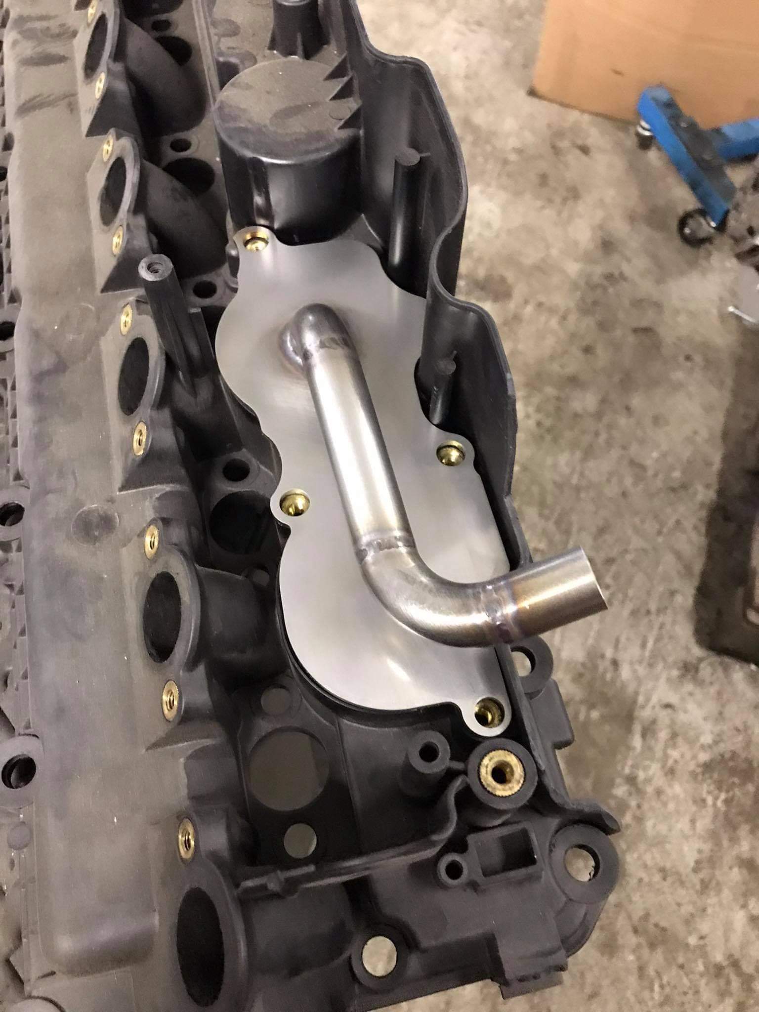 M57 Engine Breather PCV Adapter Plate – ASLmods